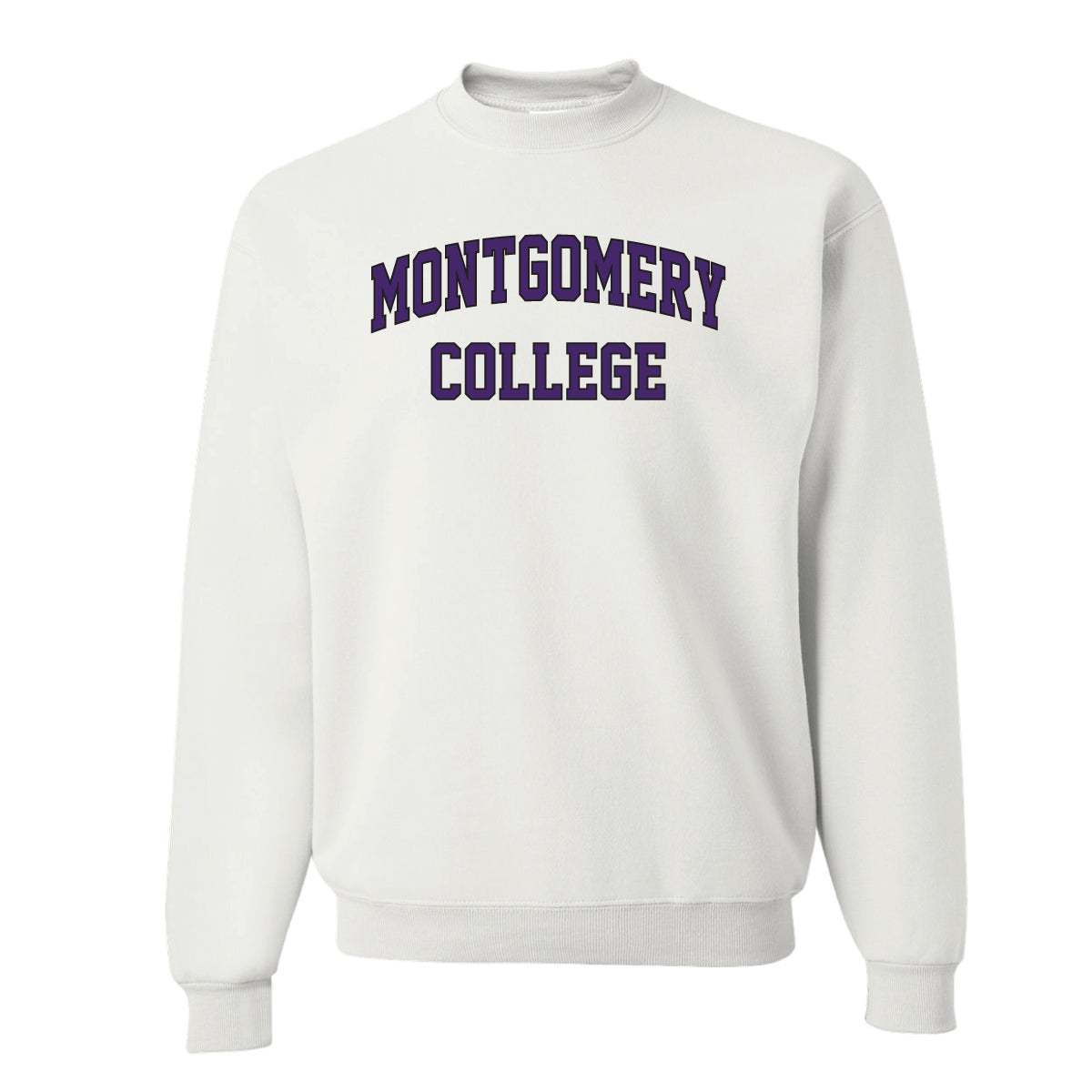 Core Crewneck Sweatshirt | White – Montgomery College Campus Store