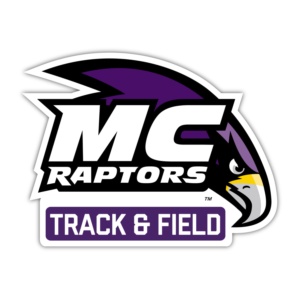 Montgomery TRACK & FIELD Decal - M15 – Montgomery College Campus Store