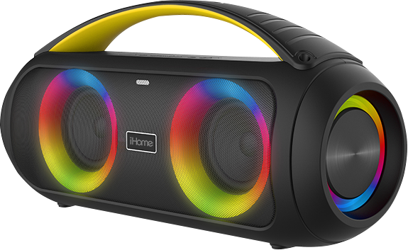 iHome Splashproof Boombox Bluetooth Speaker with FM Radio | Black ...